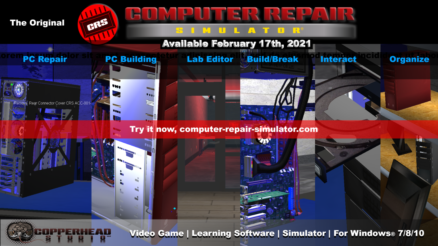Computer Repair Simulator - Build, Break, Fix, Learn